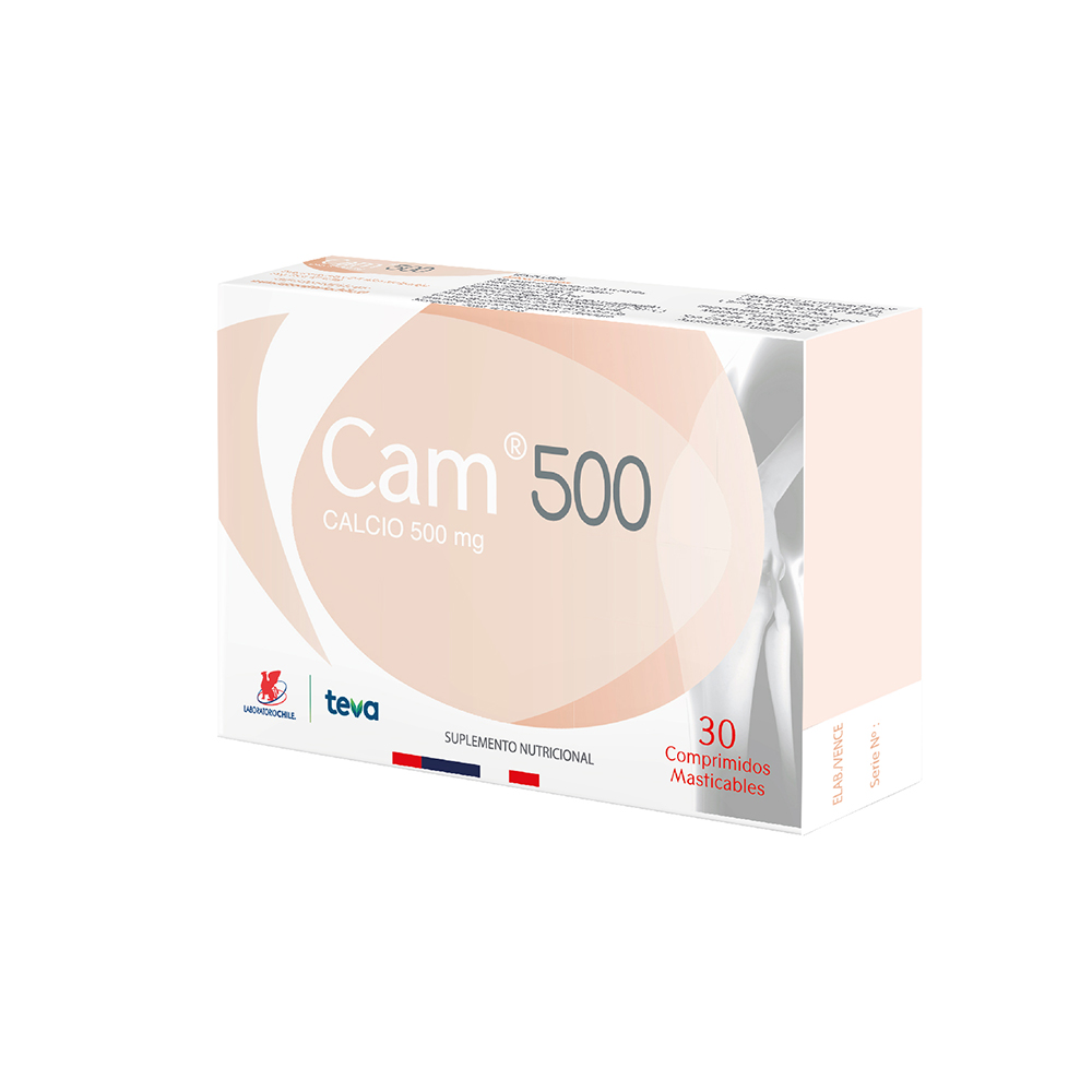 CAM 500 MG X 30 COMPRIMIDOS MASTICABLES – Mather Company